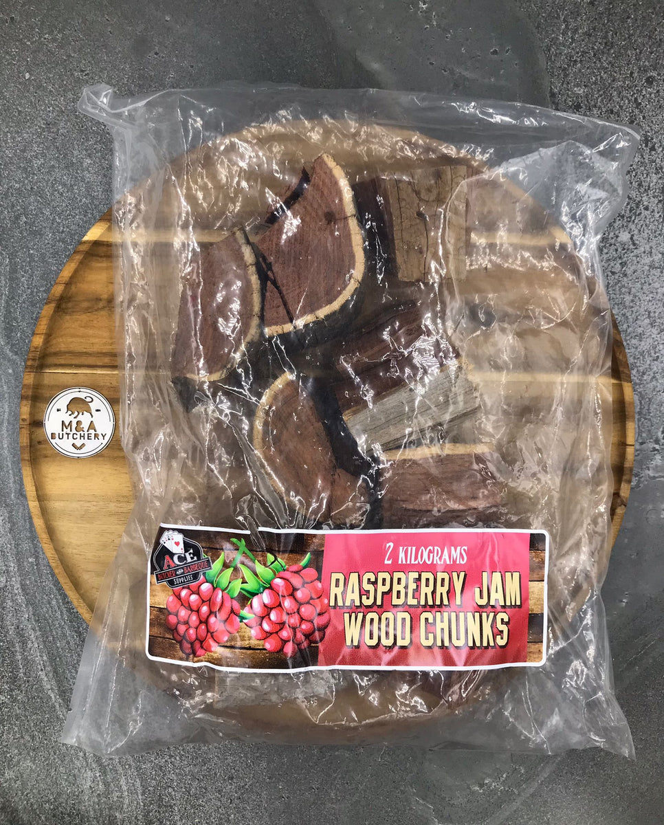 ACE Raspberry Jam Wood Chunks – M & A Butchery