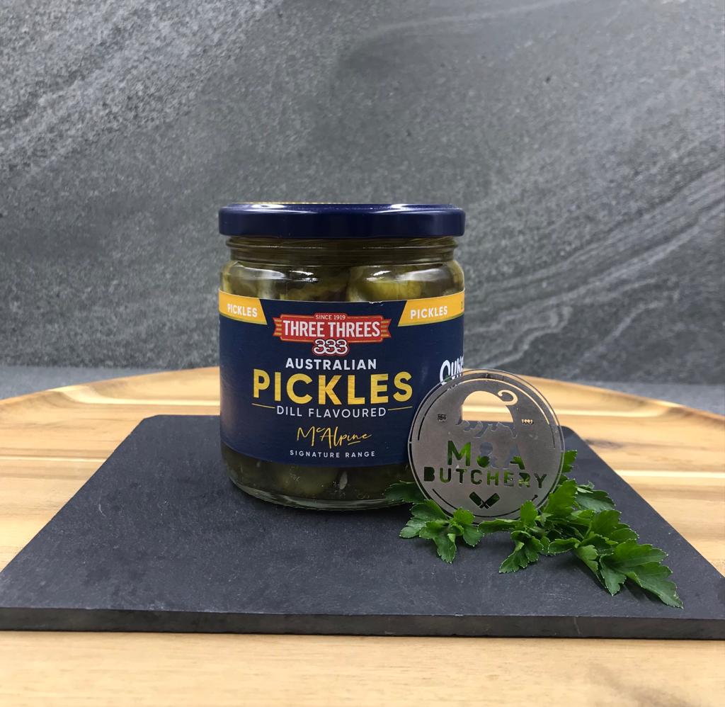 333's 270g Australian Pickles - Dill Flavoured – M & A Butchery
