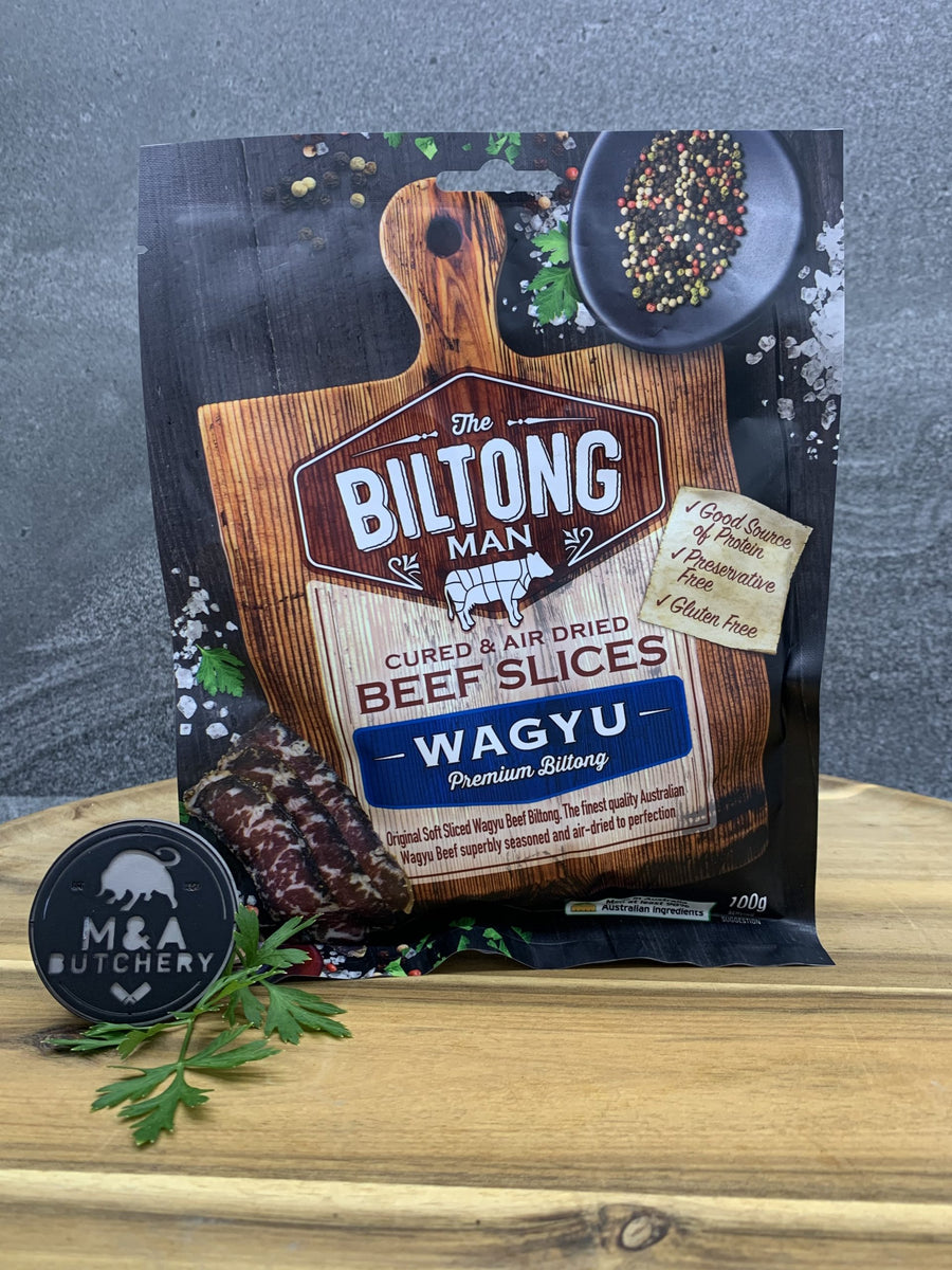 Biltong Man – Premium Wagyu Biltong 100g – M & A Butchery